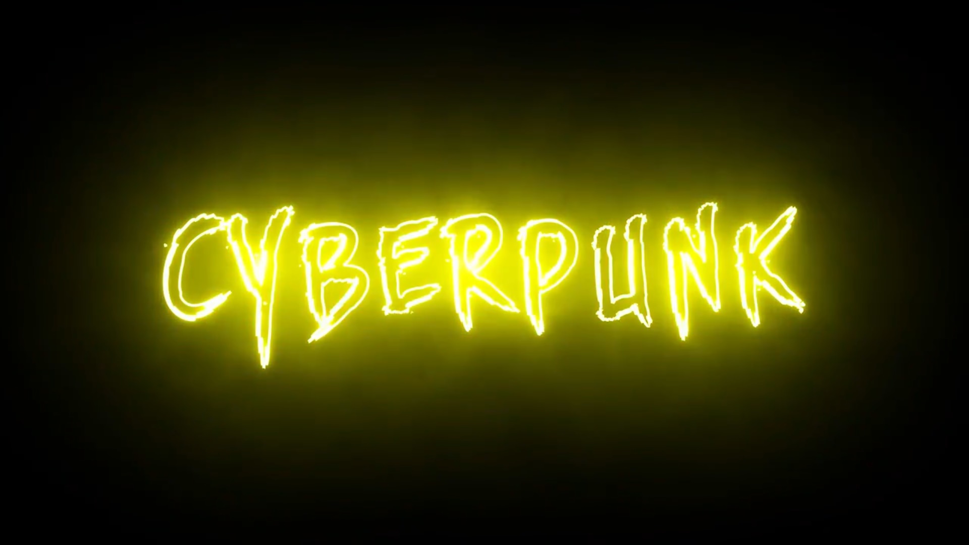 Cyberpunk Text Animations - فری راش